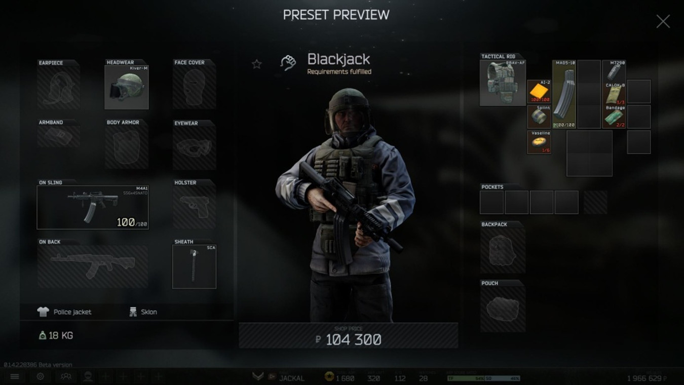 Tarkov Arena Preset Tier-List For Patch 14.0 - GINX TV