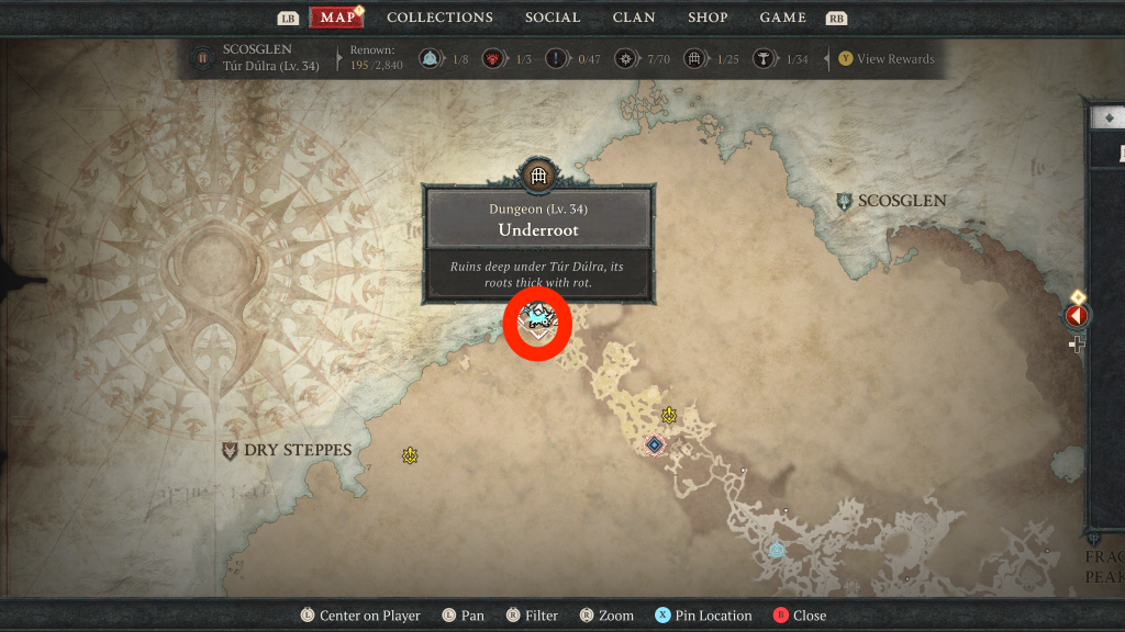 Diablo 4 Underroot Dungeon Location, Boss, Rewards, More - GINX TV