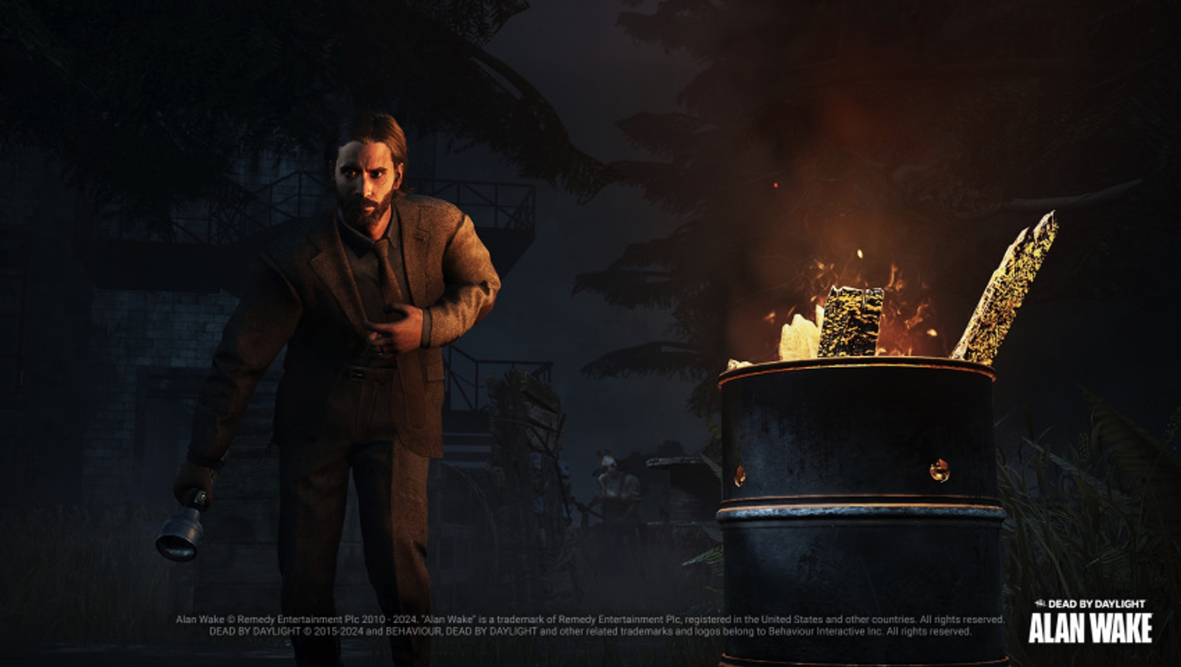Dead By Daylight's Alan Wake Will Have Two Legendary Cosmetics With Voice Lines - GINX TV