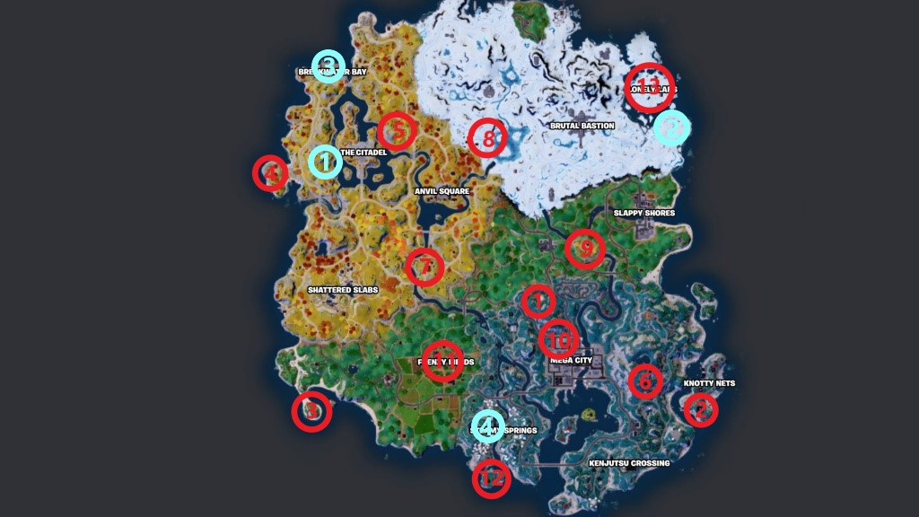 All Fortnite NPC Locations: Chapter 4 Season 2 - GINX TV