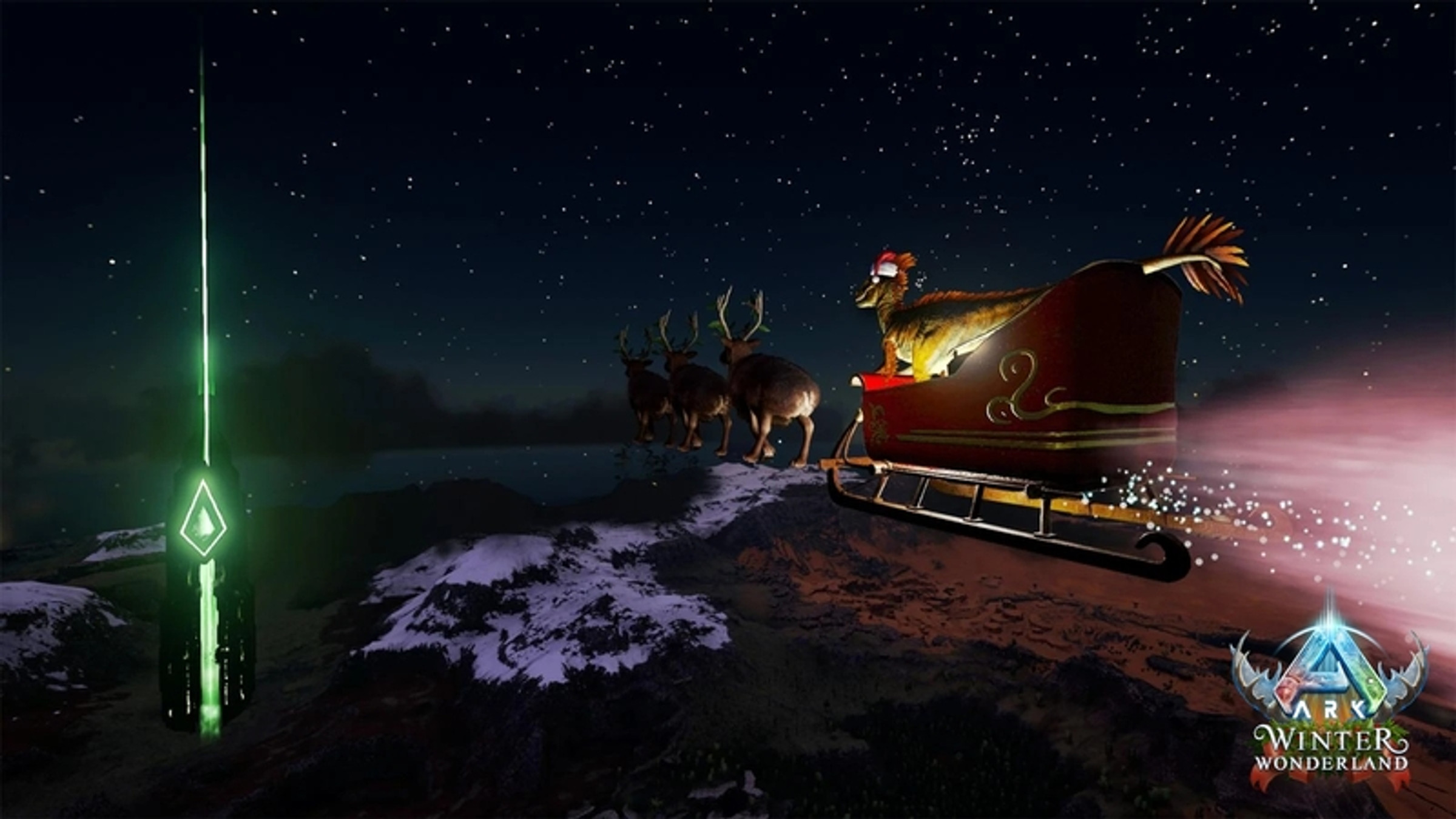 How To Find Raptor Claus In ARK Survival Ascended Winter Wonderland ...