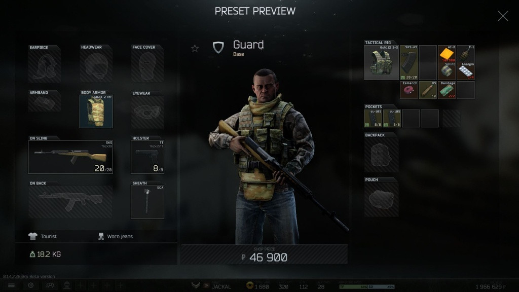 Tarkov Arena Preset Tier-List For Patch 14.0 - GINX TV