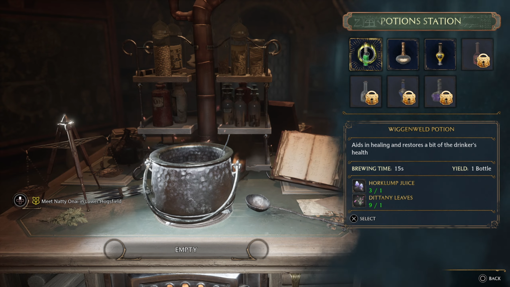 Hogwarts Legacy Wiggenweld Potion Ingredients List And How To Make - GINX TV