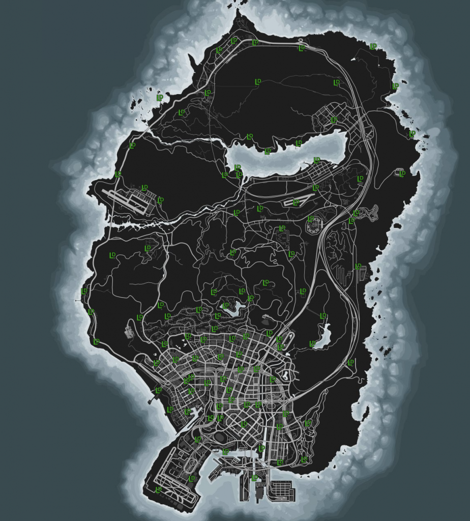 GTA Online LD Organics Map Locations - GINX TV