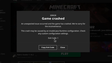 Minecraft Exit Code 1 Error - How To Fix - GINX TV