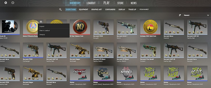 CS2 Global Offensive Badge: How To Get & Use - GINX TV