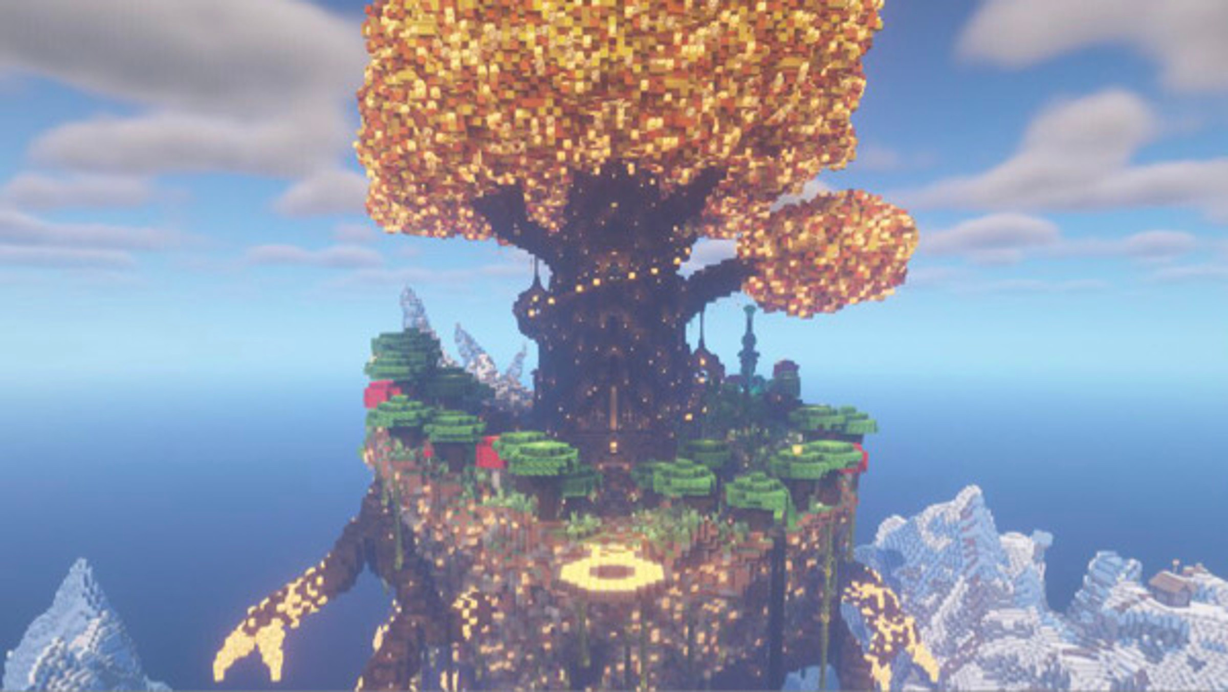 Minecraft player spends 100 hours building epic Tree of Life - GINX TV