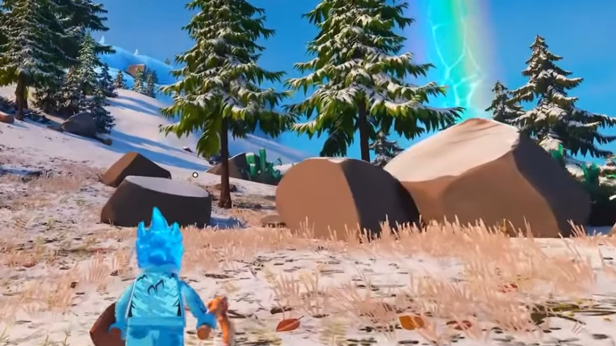 How To Get Frostpine Wood In LEGO Fortnite - GINX TV