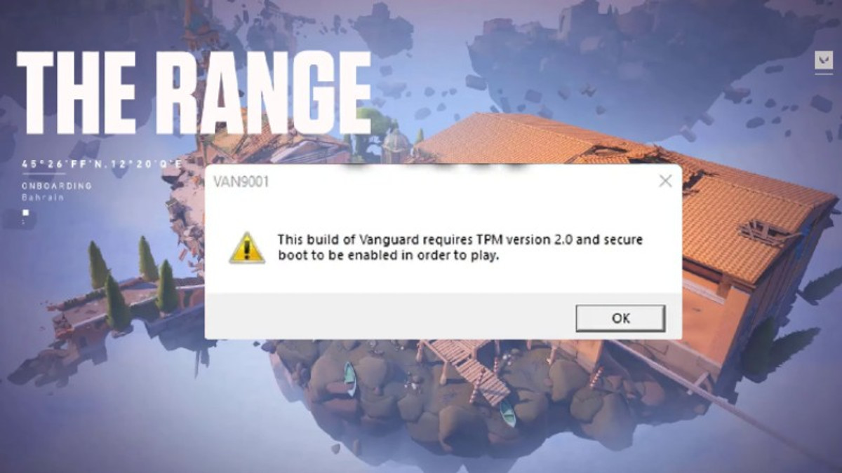 Valorant Tpm 20 Error How To Fix Van9001 Secure Boot Issue Ginx Tv 