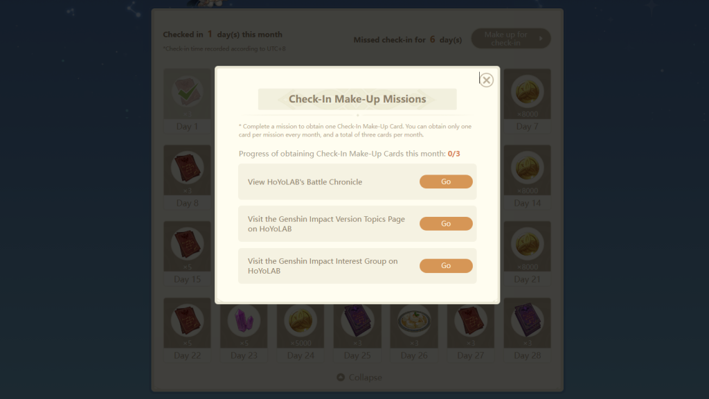 Genshin Impact Daily Check-In Rewards (August 2023): Free Primogems ...