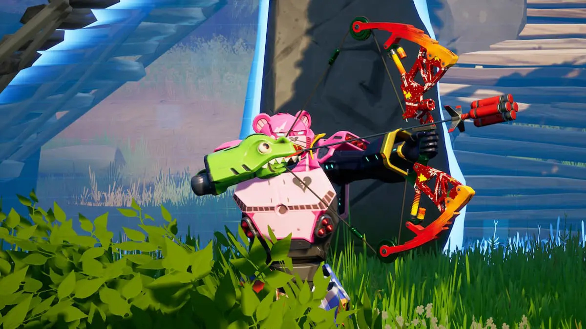 Fortnite Razs Explosive Bow How To Get Stats And Glyph Master Raz Location Ginx Tv