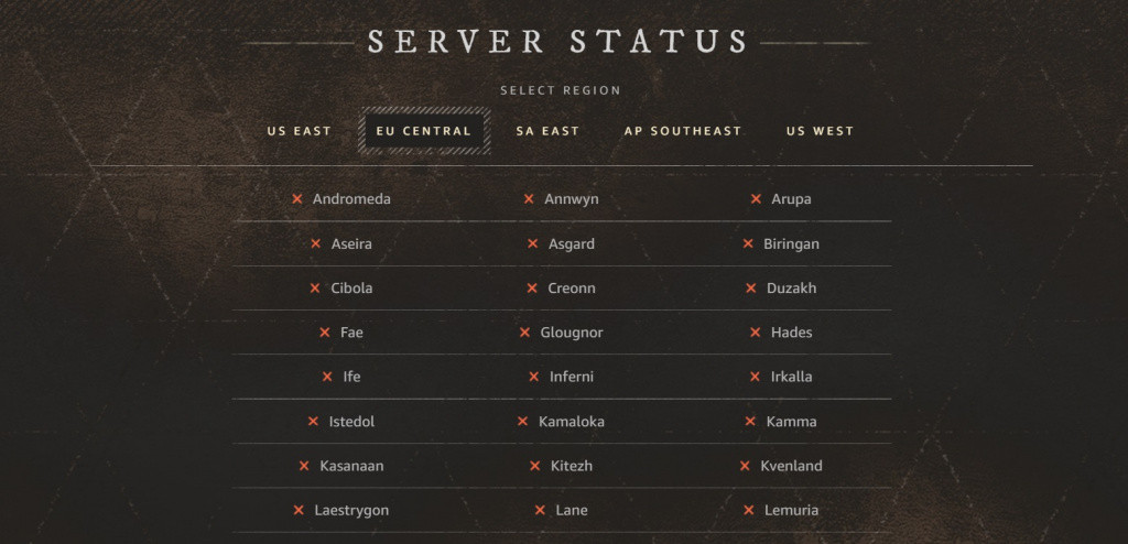 How to check New World server status: Are the servers down? - GINX TV