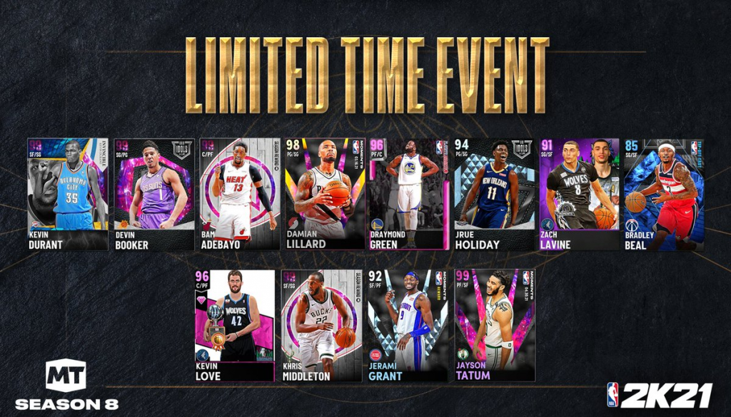 NBA 2K21 4th of July rewards: Invincible Kevin Durant, DM Jaysom Tatum, Locker Room codes and ...