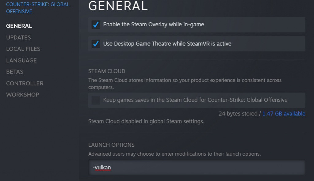 How To Enable Vulkan In Csgo Ginx Tv 