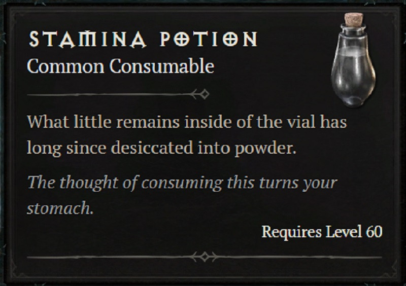 Diablo 4 Stamina Potion Uncovered: How To Get & Details - GINX TV Diablo 4 Stamina Potion Uncovered: How To Get & Details - GINX TV