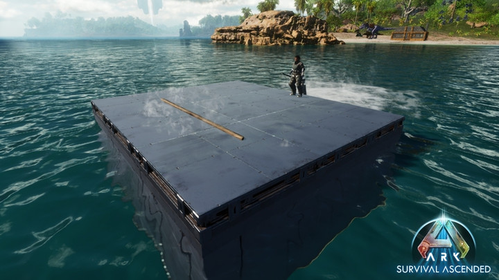 ARK Survival Ascended Raft Base Building: How To Build Bases On Rafts - GINX TV