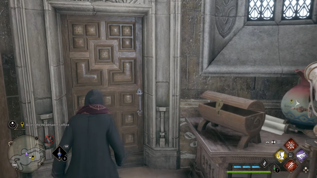 How to Open Locked Door Near Headmaster's Office in Hogwarts Legacy - GINX TV