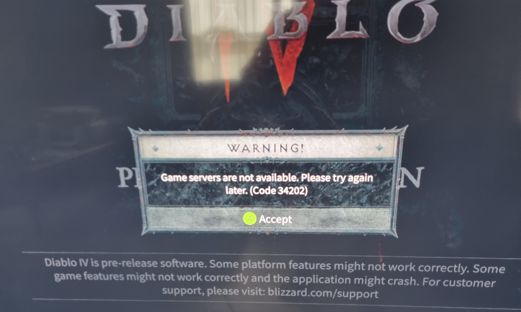 Diablo 4 Error Code 34202 Fix: Game Servers Are Not Available - GINX TV Diablo 4 Error Code 34202 Fix: Game Servers Are Not Available - GINX TV