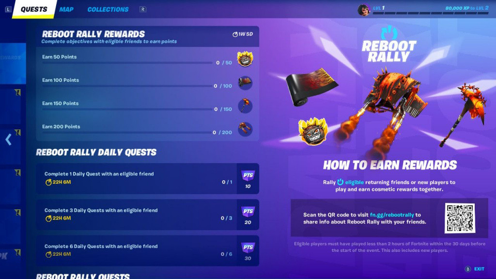 Fortnite Reboot Rally Event - All Quests & Rewards - GINX TV