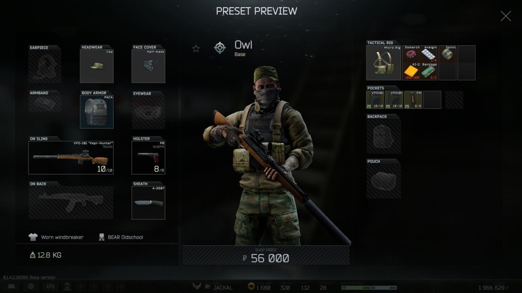 Tarkov Arena Preset Tier-List For Patch 14.0 - GINX TV