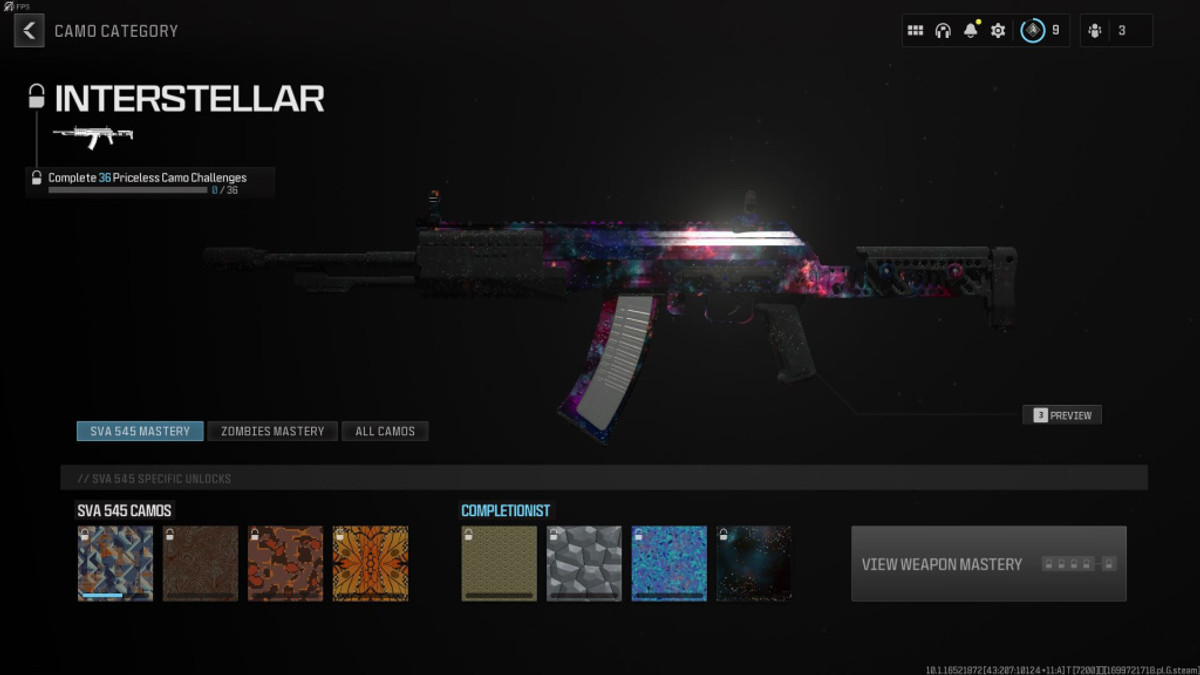 Mw3 How To Get The Interstellar Mastery Camo Ginx Tv
