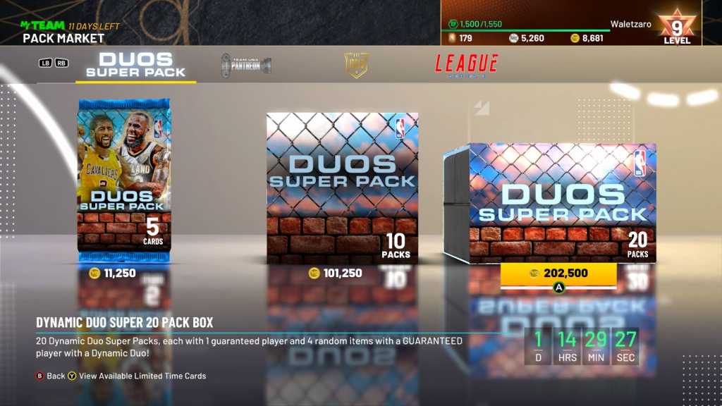 NBA 2K21 MyTeam: Limited Edition Dynamic Duos Pack - GINX TV