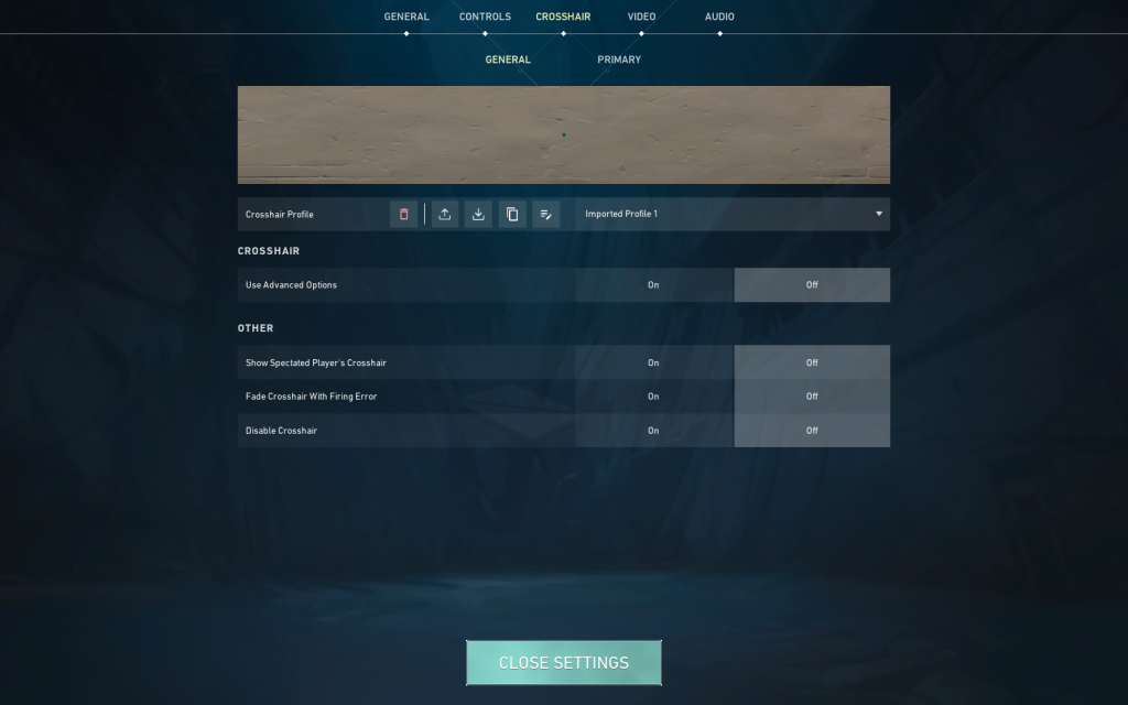 Valorant Dot Crosshair Code, Settings - GINX TV