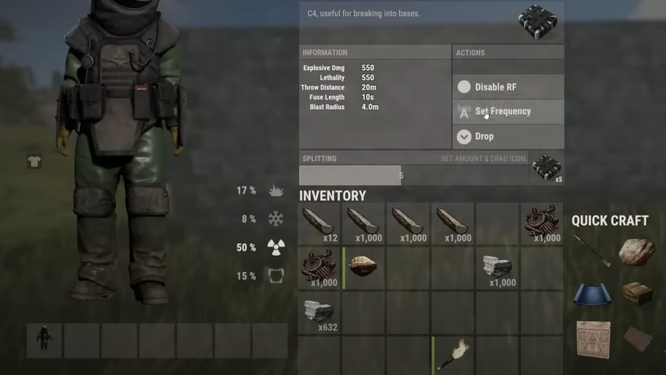 Rust How To Use Rf To Detonate C4 Ginx Tv