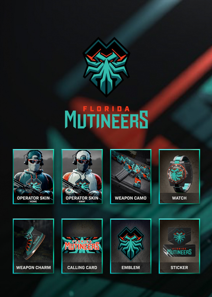 CDL 2021 Team Packs: Operator skins, weapon camo, watch, weapon charm ...