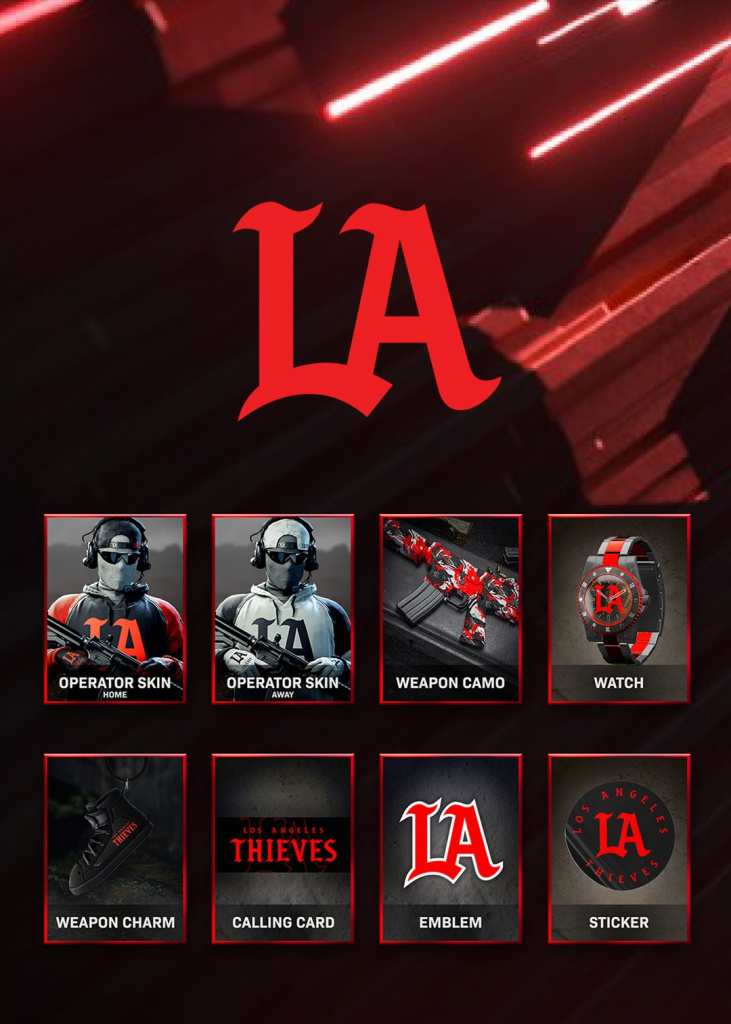 CDL 2021 Team Packs: Operator skins, weapon camo, watch, weapon charm ...