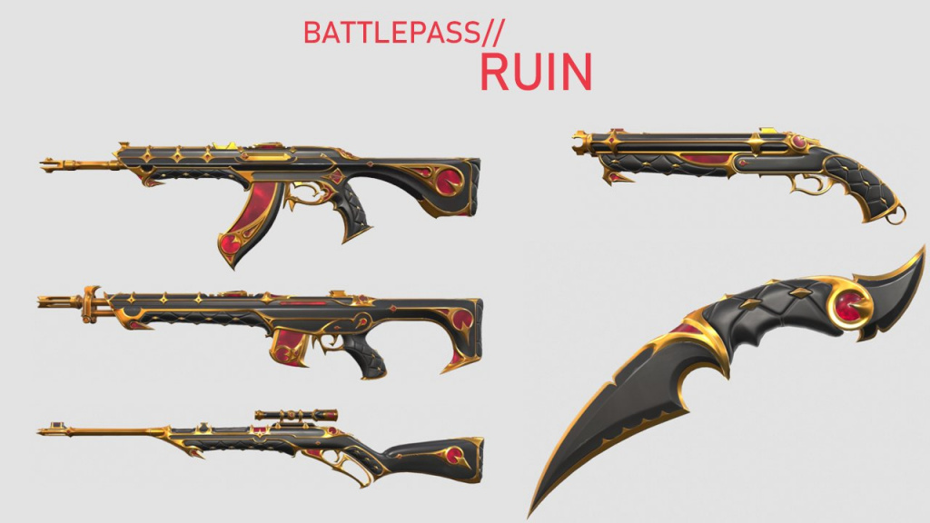 Valorant Battle Pass Skins
