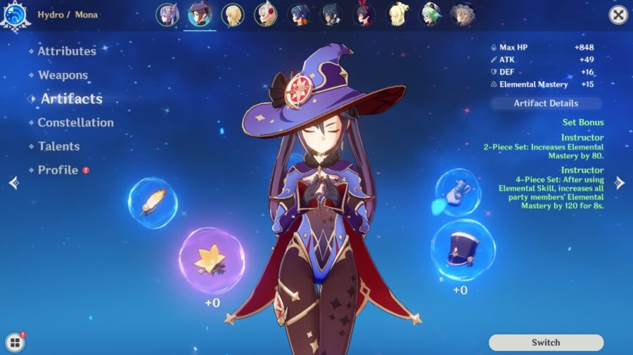 Genshin Impact Mona guide: weapons, artifacts, and more | GINX Esports TV Genshin Impact Mona guide: weapons, artifacts, and more | GINX Esports TV