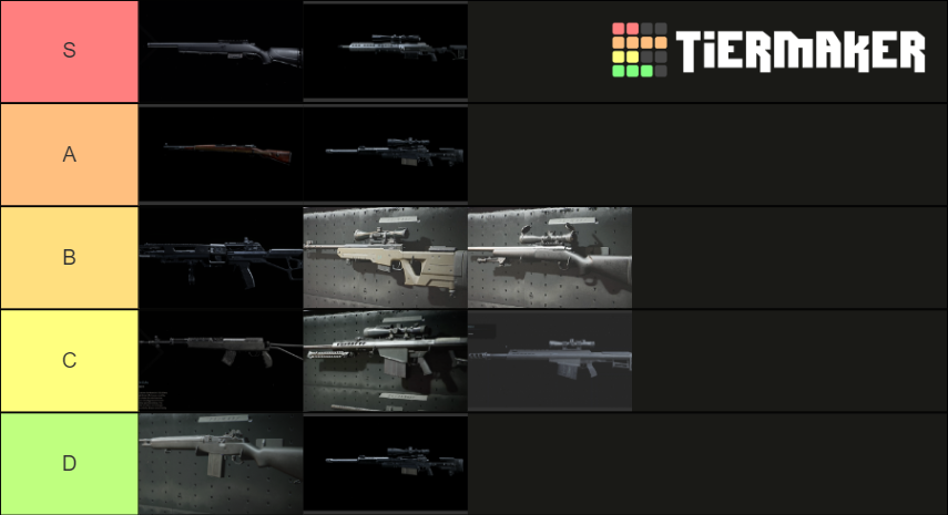 Warzone Sniper Rifles tier list - every Sniper and Marksmen Rifle ranked from best to worst ...