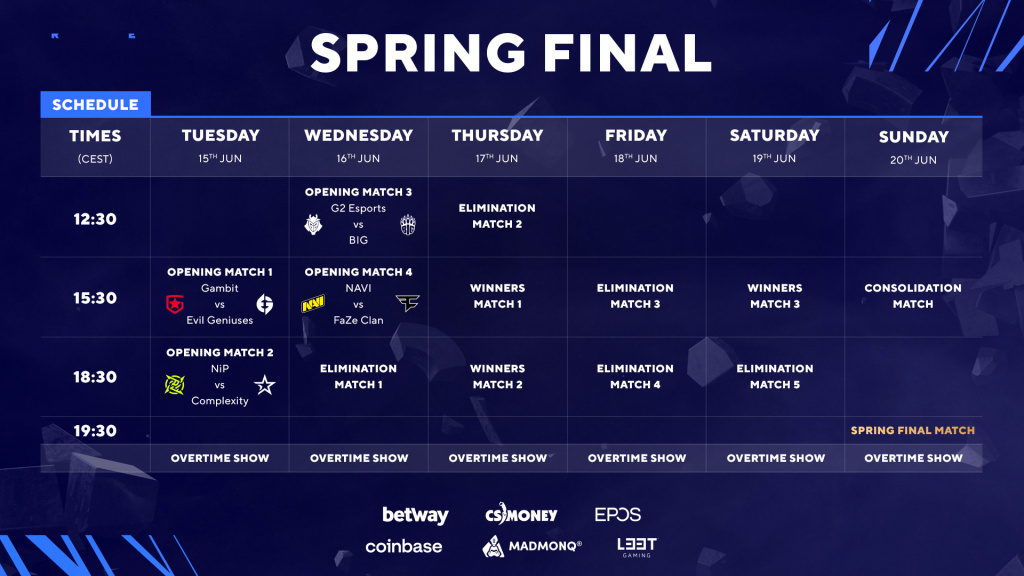 BLAST Premier Spring Final 2021: How to watch, schedule, teams, format and more | GINX Esports TV