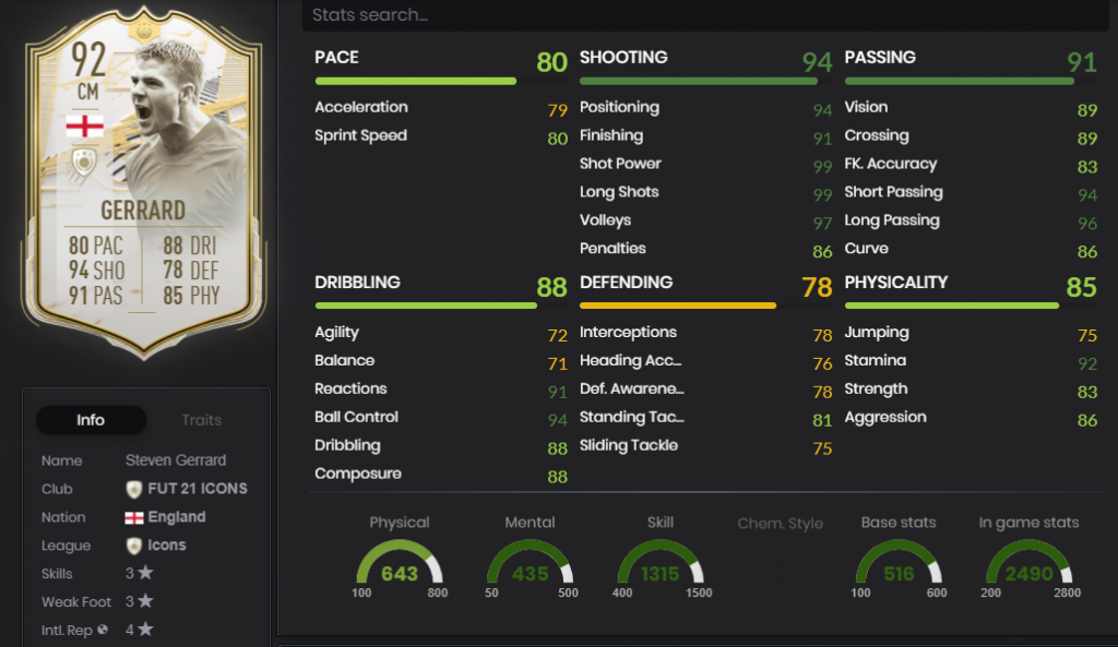 Fifa 21 Steven Gerrard Icon Sbc Cheapest Solutions Rewards Stats