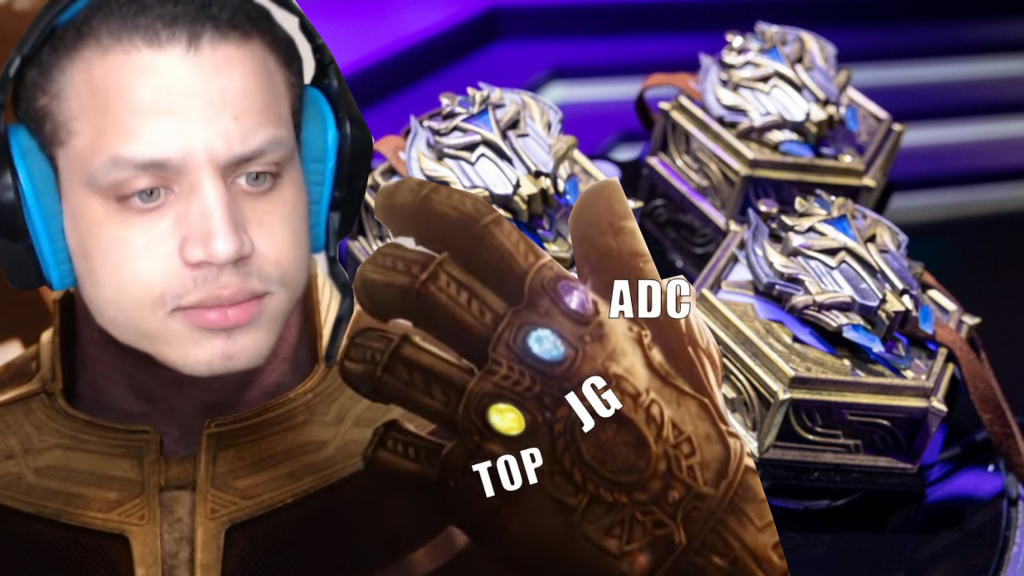 Tyler1 unveils Riot Gaming's gift for reaching Challenger in all roles ...